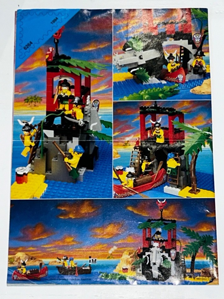 Lego Pirates 6264 Forbidden Cove~100% Complete w/Instructions~Vintage ...