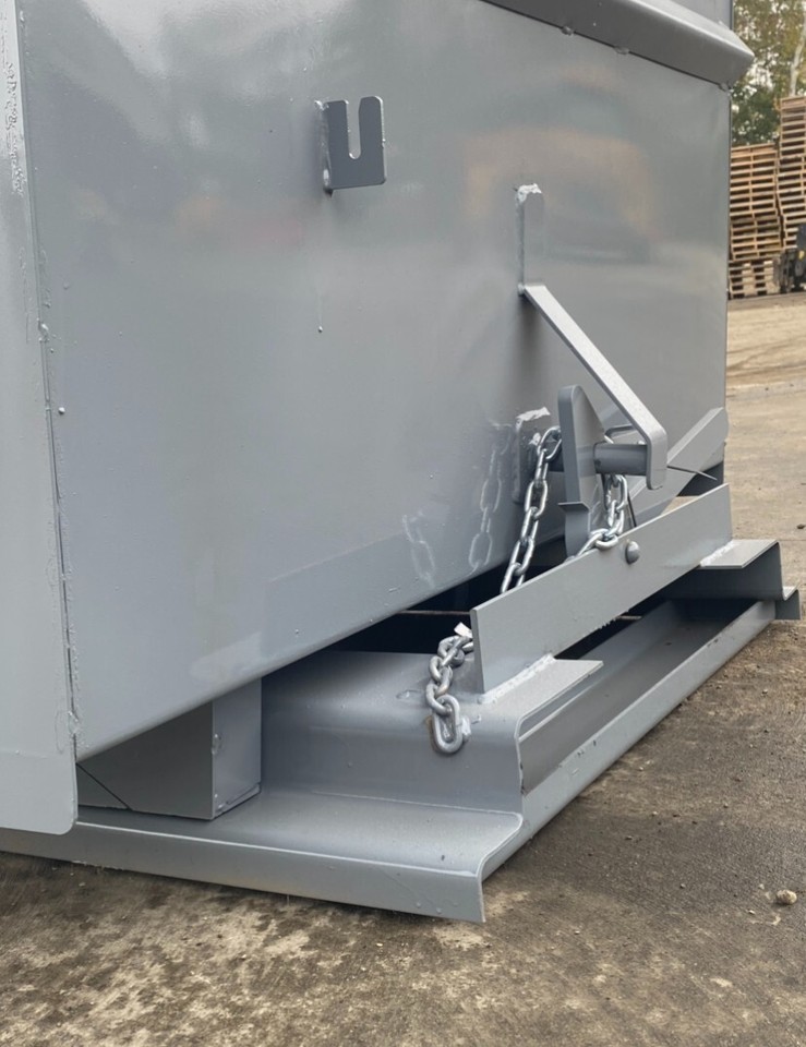 2 YD WRIGHT SELF DUMPING HOPPER-TRASH-RECYCLING HOPPER-DUMPSTER-FREE ...