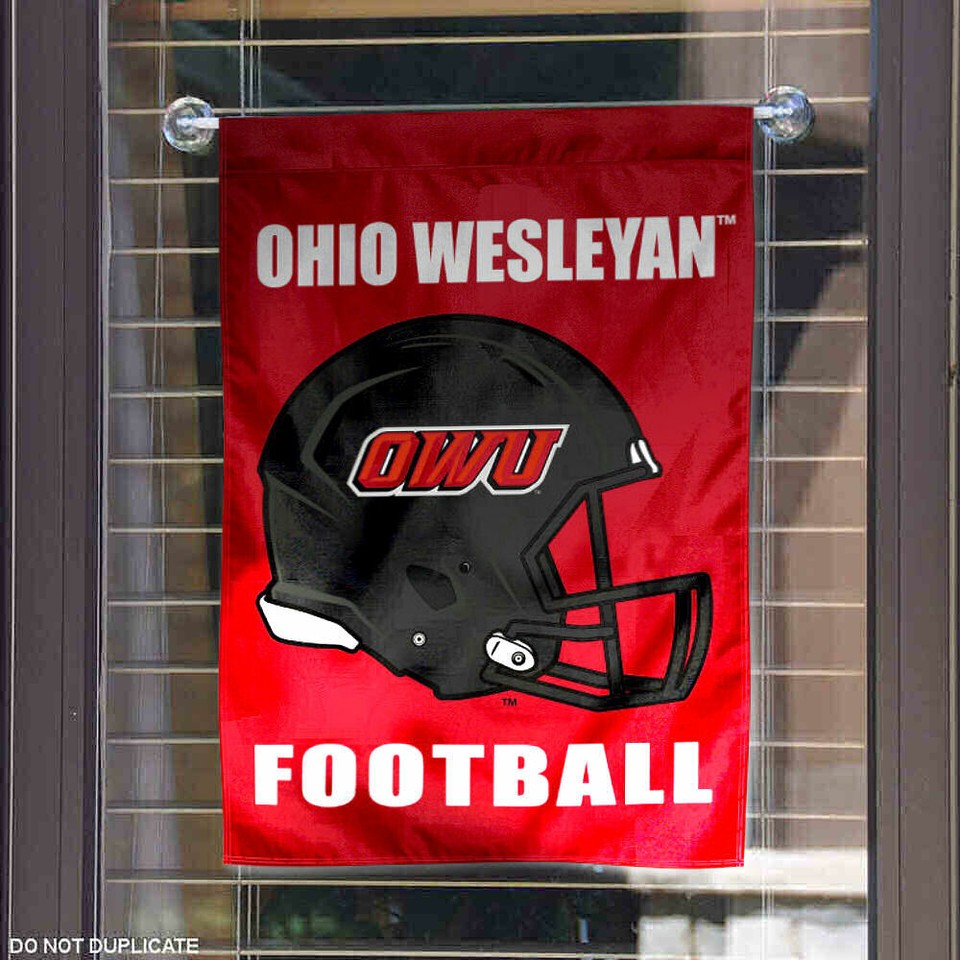 OWU Battling Bishops Football Helmet Garden Yard Banner | eBay