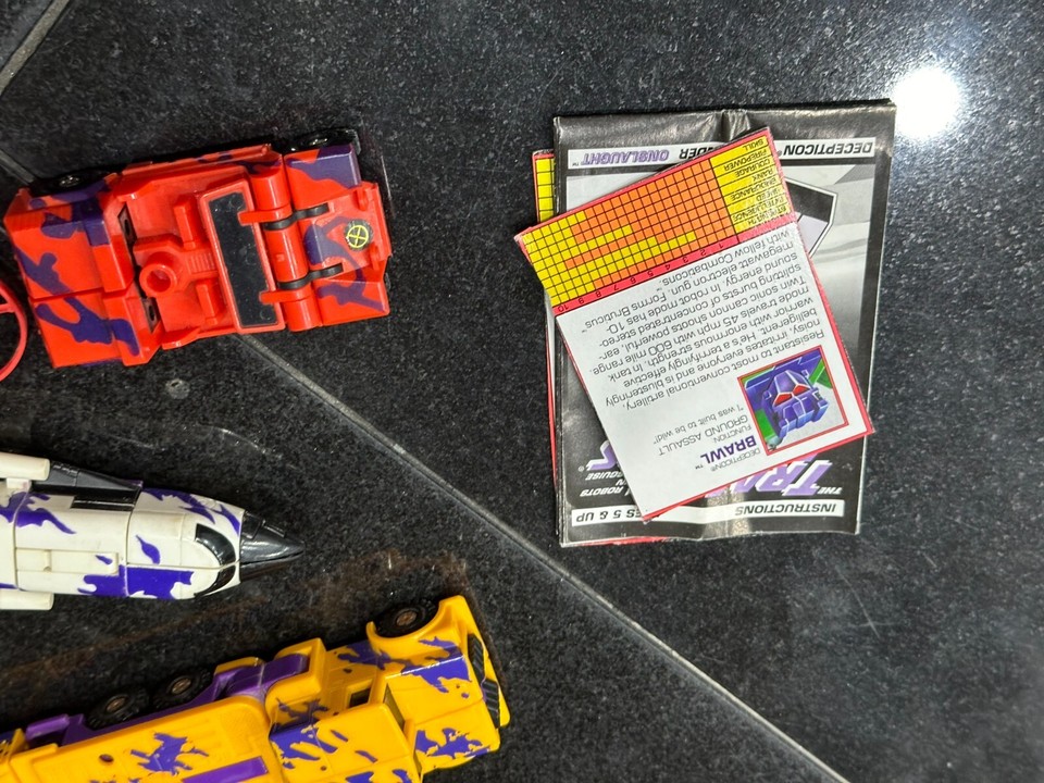 Transformers G2 Combaticons Bruticus Combiner Action Figure Parts Lot ...