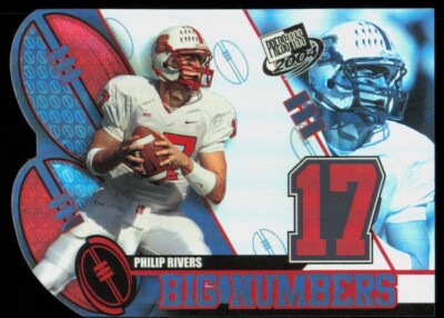 2004 Press Pass Big Numbers Philip Rivers Rookie #BN20 | eBay
