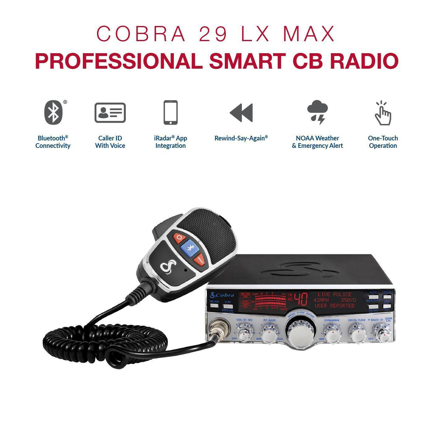 Cobra Electronics Model 29 LX MAX Certified Refurbished Professional CB Radio | eBay