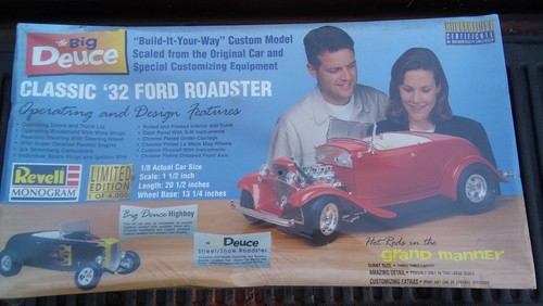1:8 Monogram Revell 1932 Ford BIG DEUCE #85-2614 1997 Ltd Edit white ...