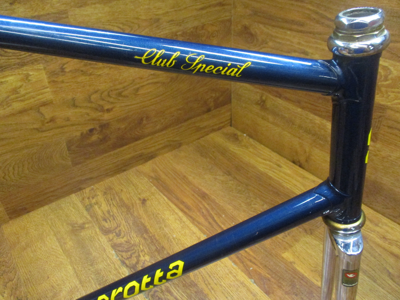 RARE VINTAGE SEROTTA CLUB RACER COLUMBUS STEEL LUGGED TRACK BIKE FRAME ...