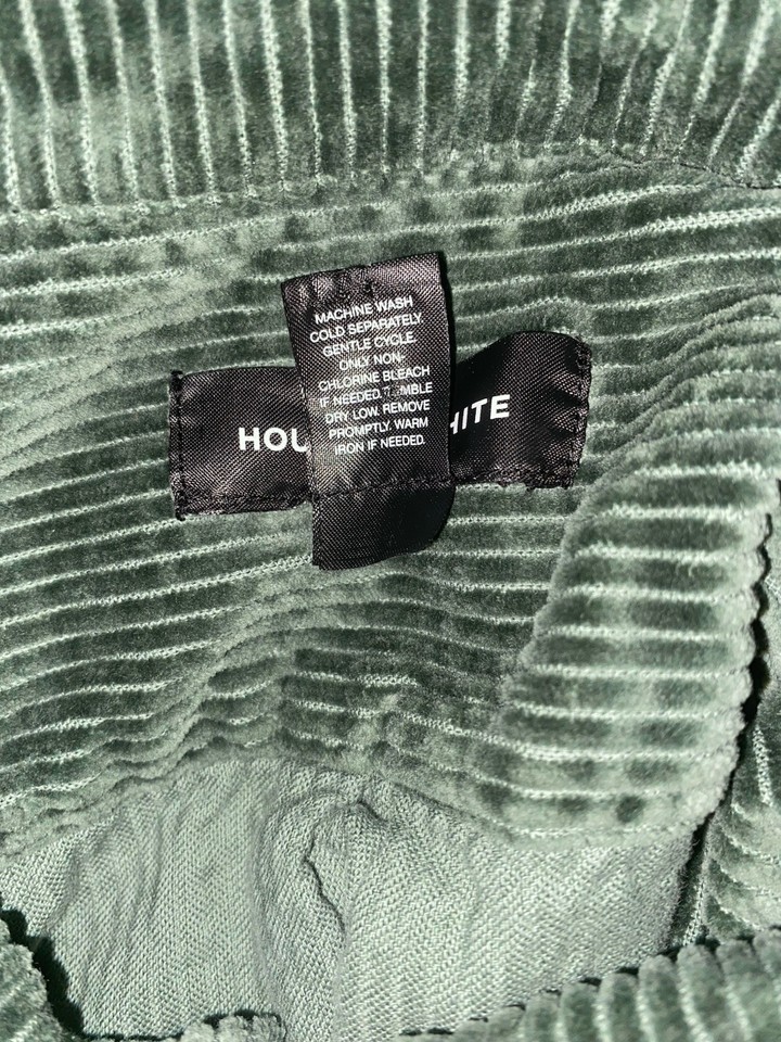 Huston White Target Button Front Courdoroy Shirt Hunter Green XXL | eBay