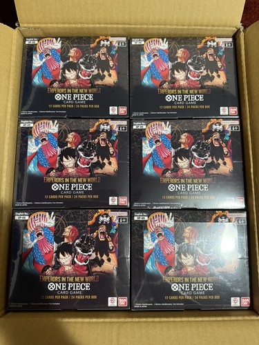 One Piece OP09 Emperors In The New World Booster Box ENGLISH FACTORY ...