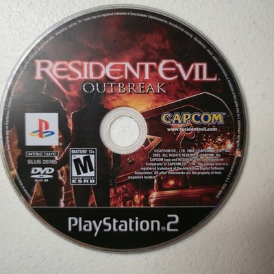 Resident Evil Outbreak PlayStation 2 Video Game M Rated Survival Horror ...