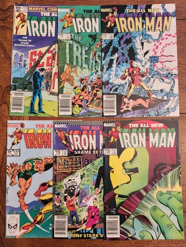 Iron Man Lot of 6 #173, 175-179 Marvel Comics 1983-84 - VF- | eBay