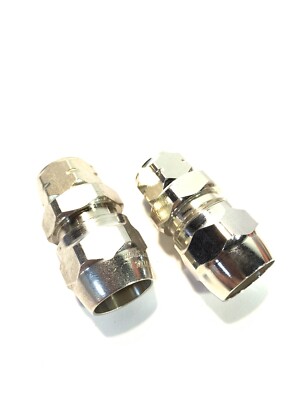 QTY-2 Binks DeVILBISS 72-1328 Swivel Connector Fitting 3/8 NPS x 3/8 ID ...