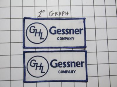 Pair Vintage Company Logo Patches - "Gessner Company" Ambler PA - NOS ...