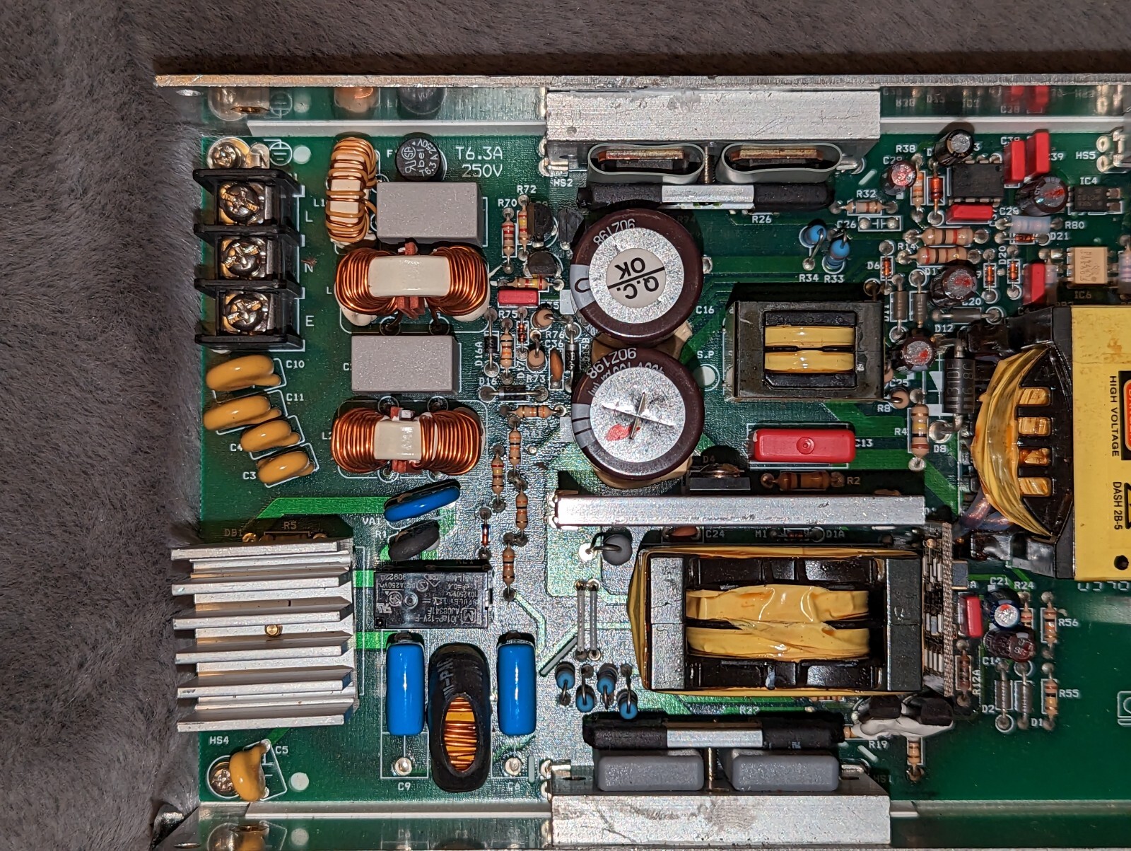 Skynet Electronics 09 482-0938 6.3 Amp 250 Volt Supply Board | eBay