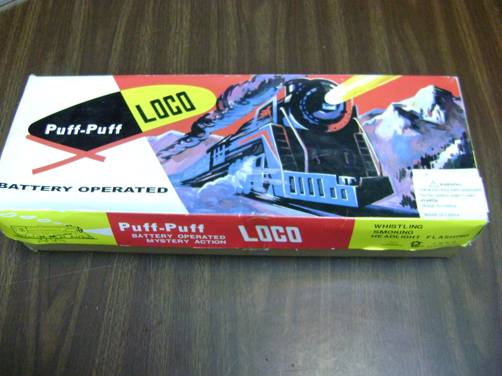 Mechanical Tin Puff-Puff Loco Toy Train ME 660 Battery Operated Mystery ...