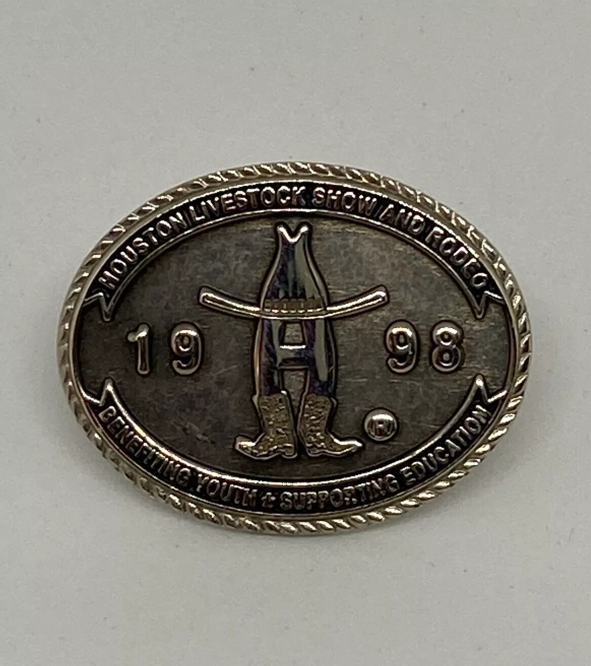 1998 Houston Livestock Show & Rodeo Lapel / Hat Pin HLSR Button | eBay