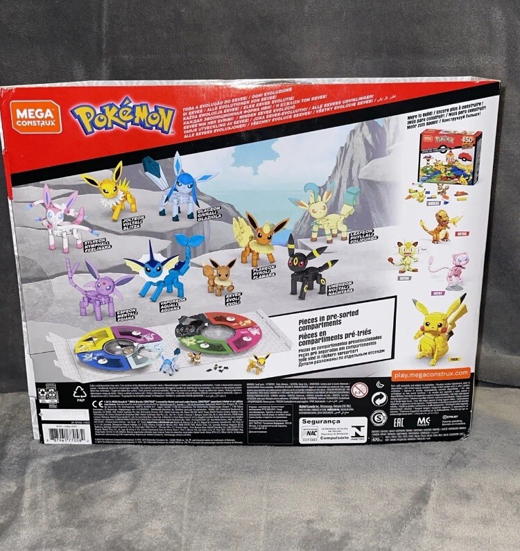 Mega Eevee Evoluties Mega Construx Every Eevee