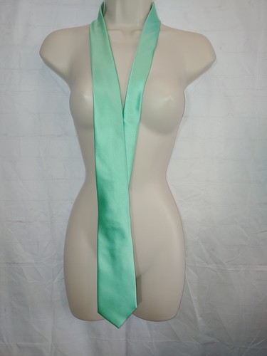 Puccini Men's Mint Green Solid Microfiber Tie | eBay