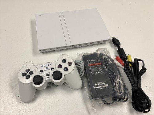 Sony PlayStation 2 PS2 Slim Console Bundle with 1 Sony Controller White ...