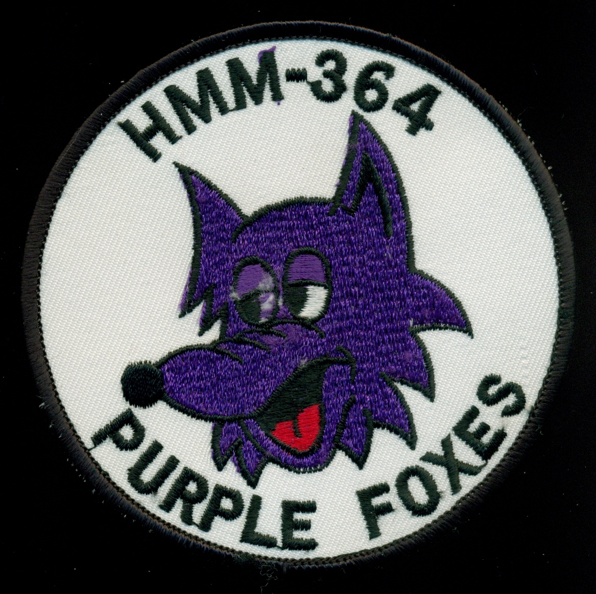 USMC HMM-364 Purple Foxes Patch C | eBay
