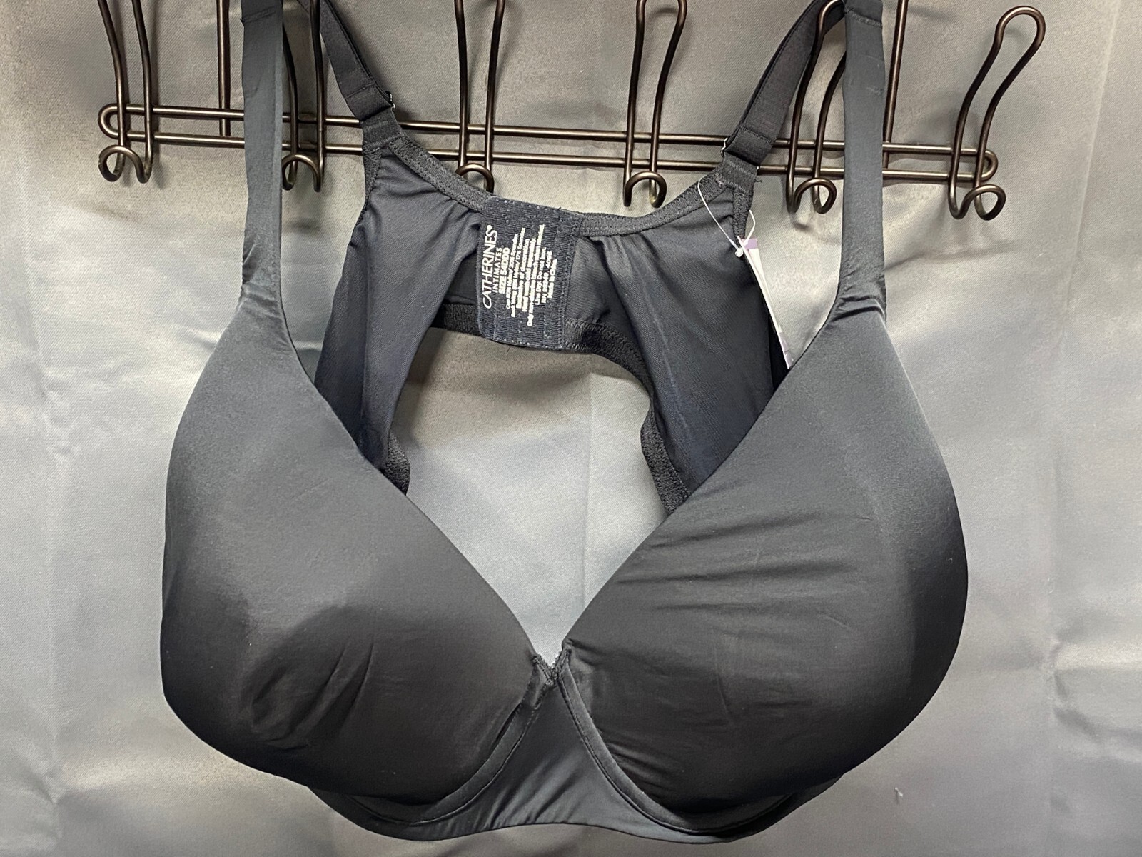 Catherines Intimates Bra ~ 54DDD ~ BLACK ~ Plunge ~ NWT | eBay