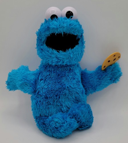 Sesame Street Talking Feed Me Cookie Monster Plush Toy Sings Talks ...