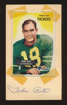 TOBIN ROTE (Green Bay Packers) -Autographed GPC w/ Card (d.2000) | eBay