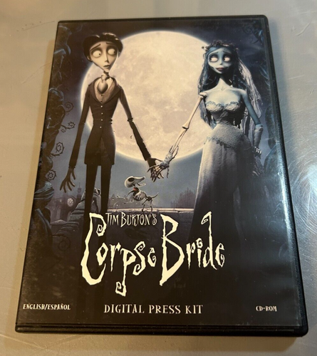 Tim Burton's Corpse Bride CD-ROM Digital Press Kit EPK 2005 Johnny Depp ...