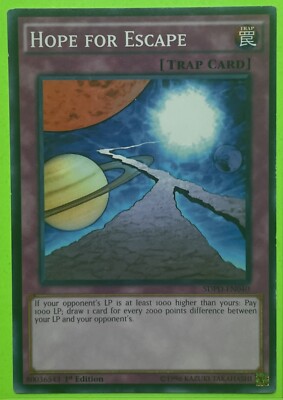 Hope for Escape SDPD-EN040 Yu-Gi-Oh Card 1st Edition LP | eBay
