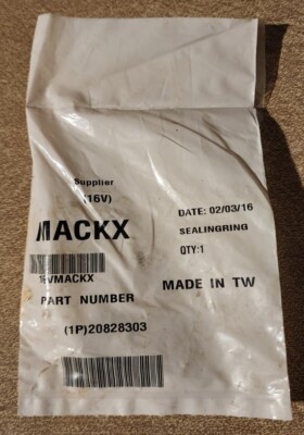 Mack Mackx Sealing Ring (1P) 20828303 New NOS....Free Shipping! | eBay