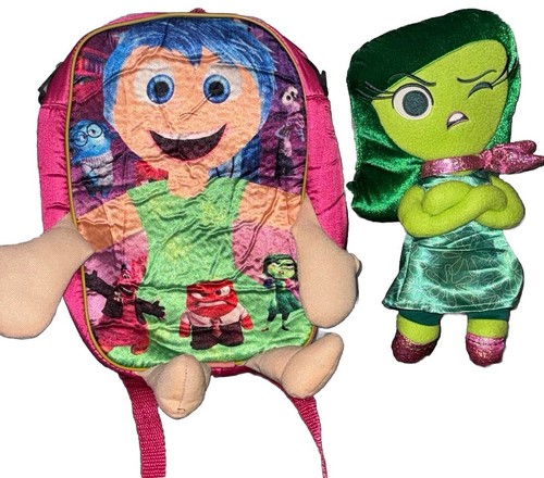 Inside Out Disgust Plush And Joy Backpack Bundle | eBay