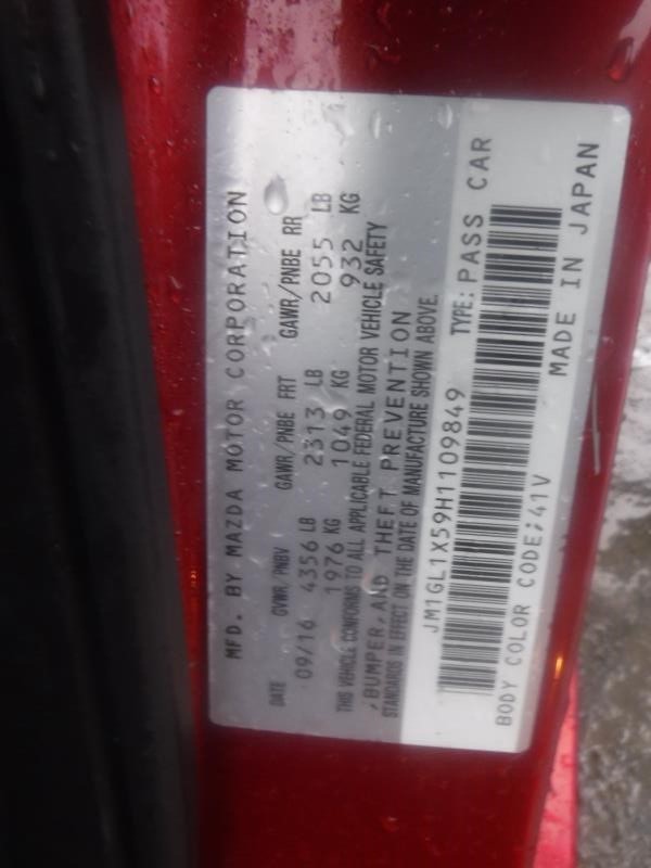 Used Keyless Entry Module fits: 2017 Mazda 6 Theft-Locking keyless ...