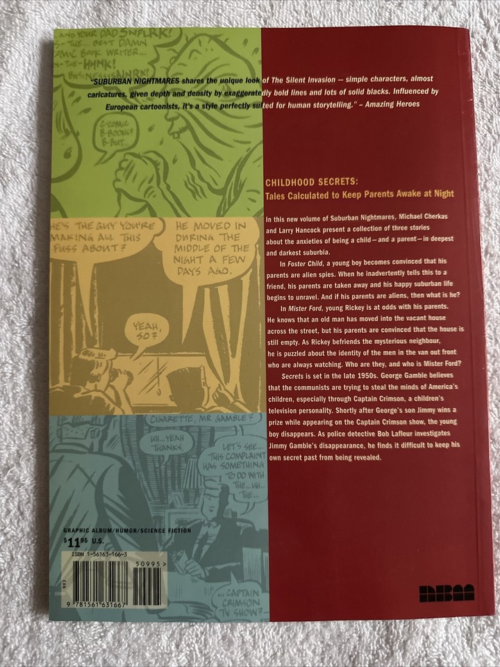 Michael Cherkas Suburban Nightmares Childhood Secrets Collected Stories ...