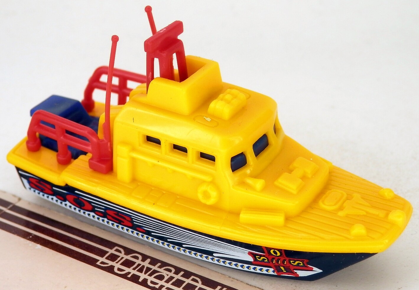 Matchbox SEA RESCUE BOAT Yellow/Blue Search Boat 1:100 Scale | eBay