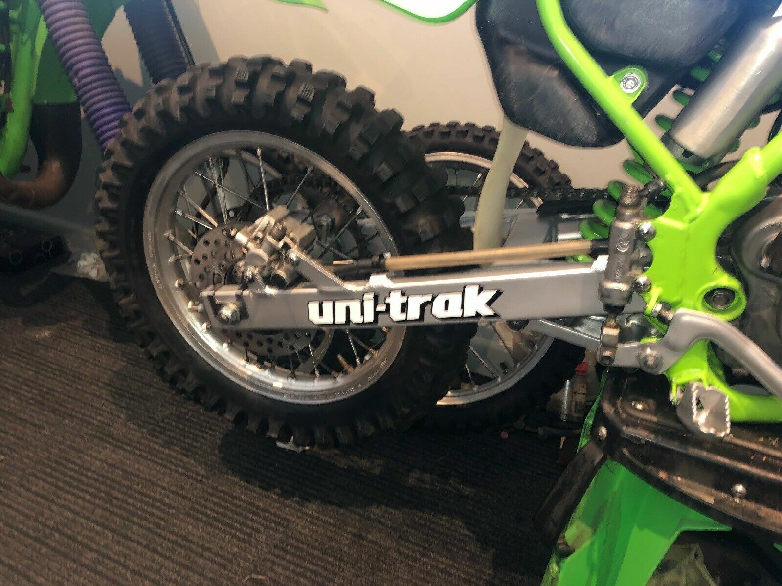 UNI-TRAK '89' Swing Arm Decals to suit KAWASAKI | eBay