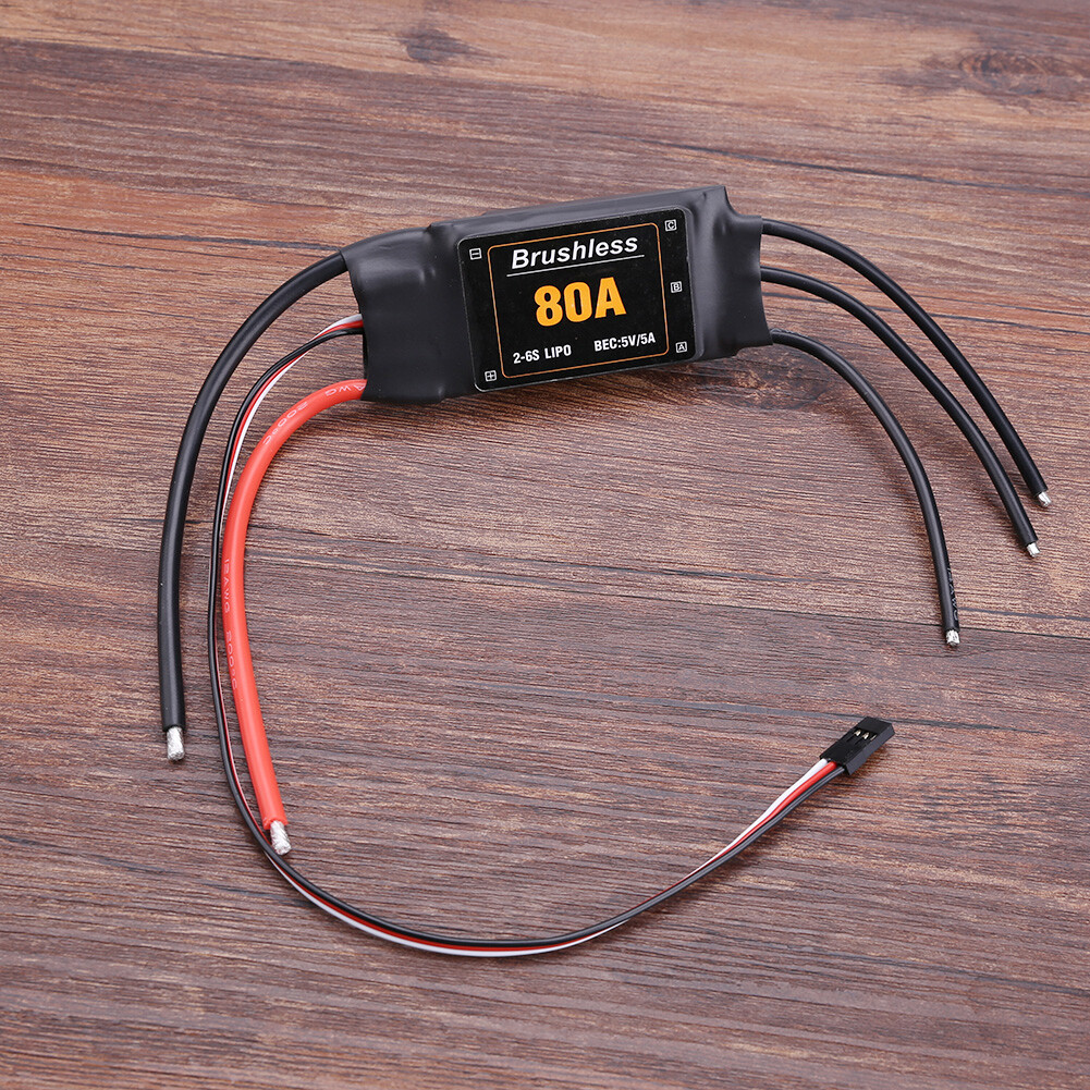 Accessories Brushless ESC Easy Apply Model Airplane 80A Drone Practical ...