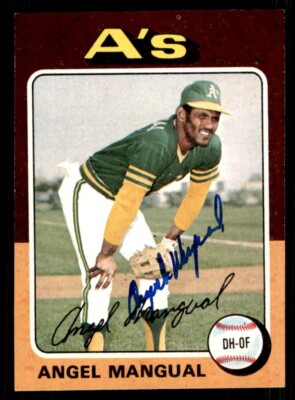 1975 Topps Baseball #452 Angel Mangual Signed Autograph (no COA) | eBay