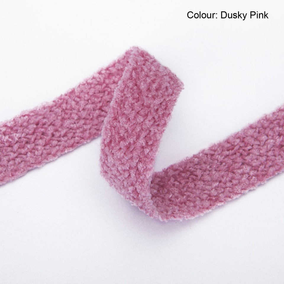 Neotrim Pure Chenille Yarn Ribbon Trimming,Texture Velour Handle ...