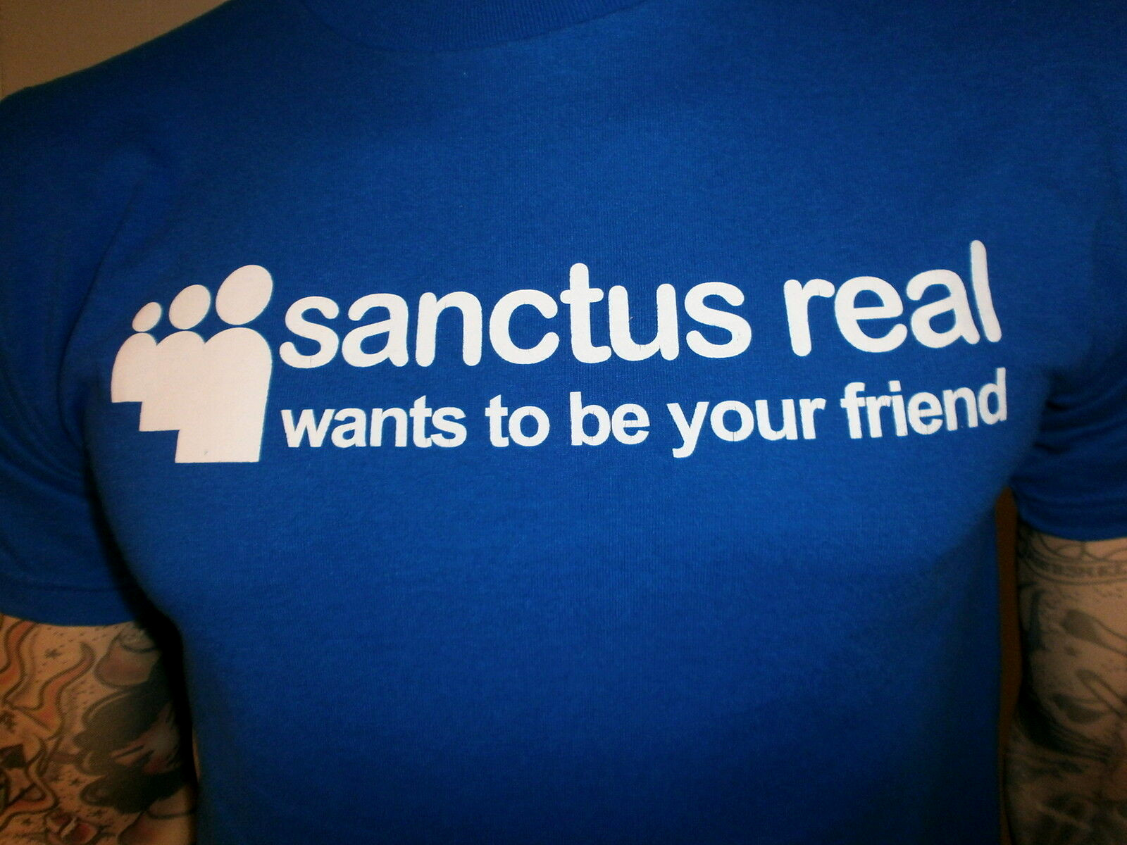 SANCTUS REAL Wants To Be Your Friend T SHIRT Band Con… - Gem