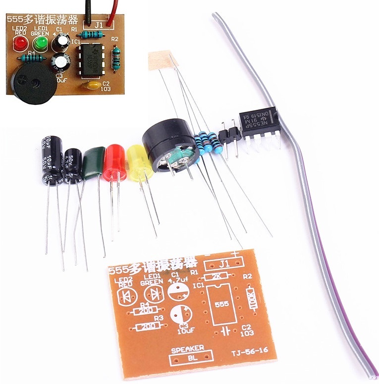 555 Multibrator Suite NE555 Astable Circuit Stable DIY Kits Practical ...