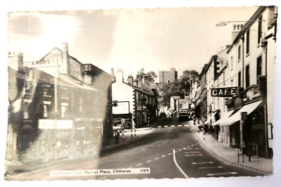 The Castle From Market Place Clitheroe RPPC Postcard | eBay