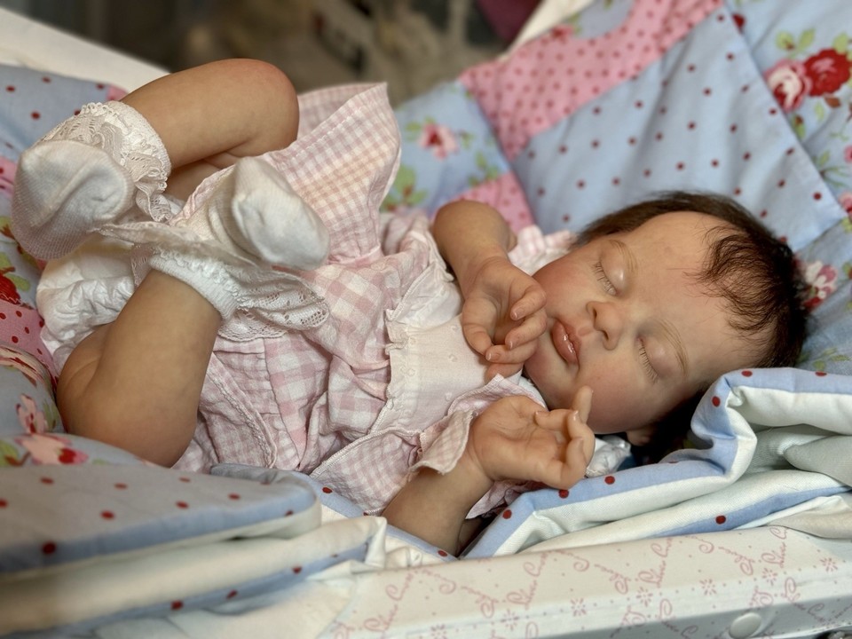 Reborn baby girl Esenia by Vahni Gowing ready now | eBay UK