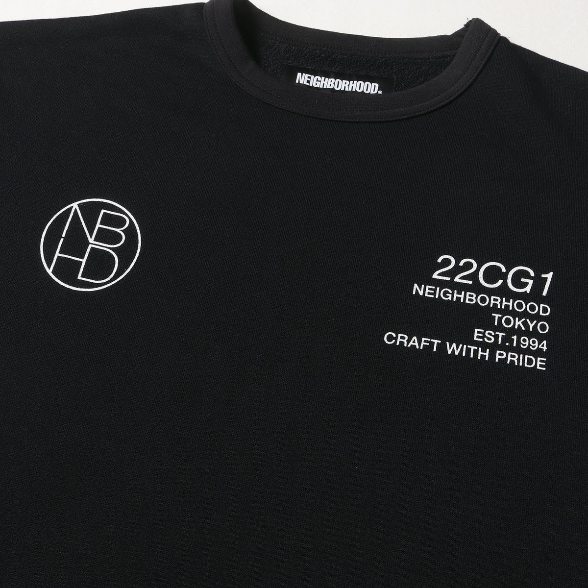 NEIGHBORHOOD Sweatshirt Size S 22SS Logo Print 3/4 Sleeve NEIGHBORHOOD Sweatshirt Size S 22SS Logo Print 3/4 Sleeve