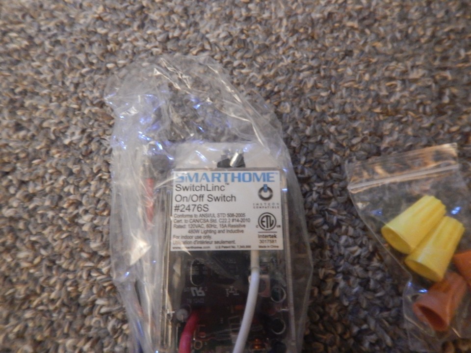 INSTEON SMARTHOME 2476S V6.0 SWITCHLINC (WHITE) ON/OFF 1 LIGHTING | eBay