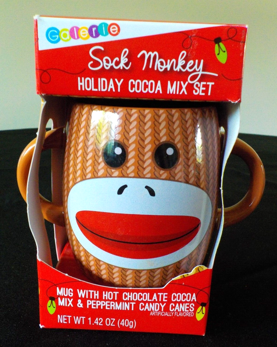 Sock Monkey Christmas Coloring