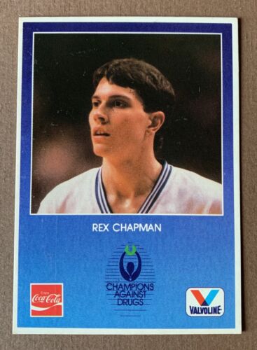 Rex Chapman Kentucky Wildcats Basketball Rookie RC Ashland Oil Premium ...