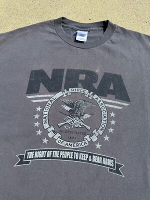 Vintage 00s NRA National Rifle Association Logo T-Shirt Size XL | eBay
