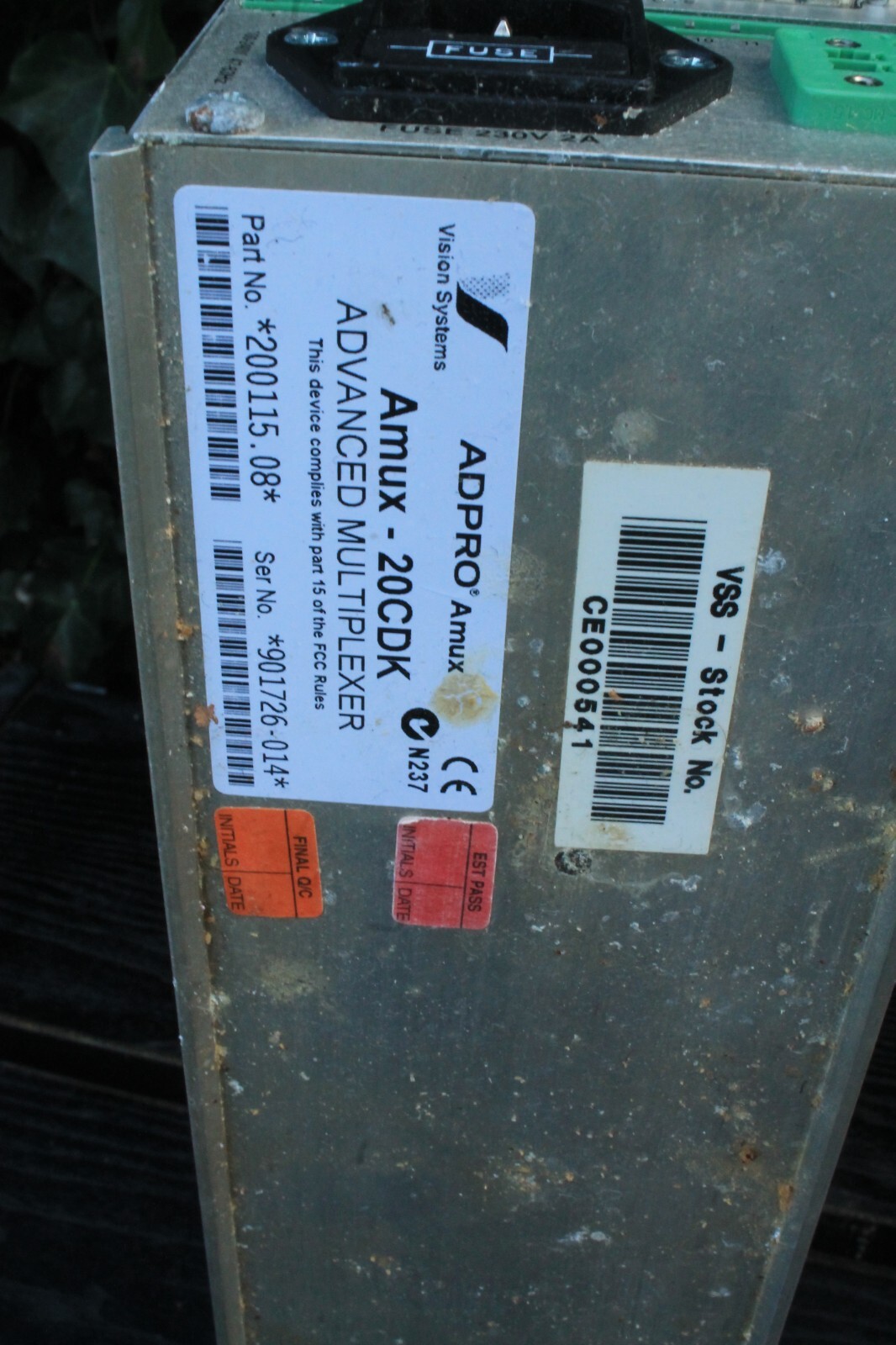 Vision Systems Adpro Amux 20CDK 20-Channel Video Multiplexer | eBay UK