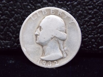 UNITED STATES 1932-S SAN FRANCISCO WASHINGTON SILVER QUARTER CIRCULATED ...