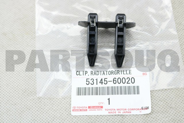 5314560020 Genuine Toyota CLIP, RADIATOR GRILLE 53145-60020 | eBay