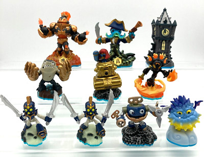 Skylanders Swap Force Lot of 10 Figures Wash Buckler Smolderdash Blast ...
