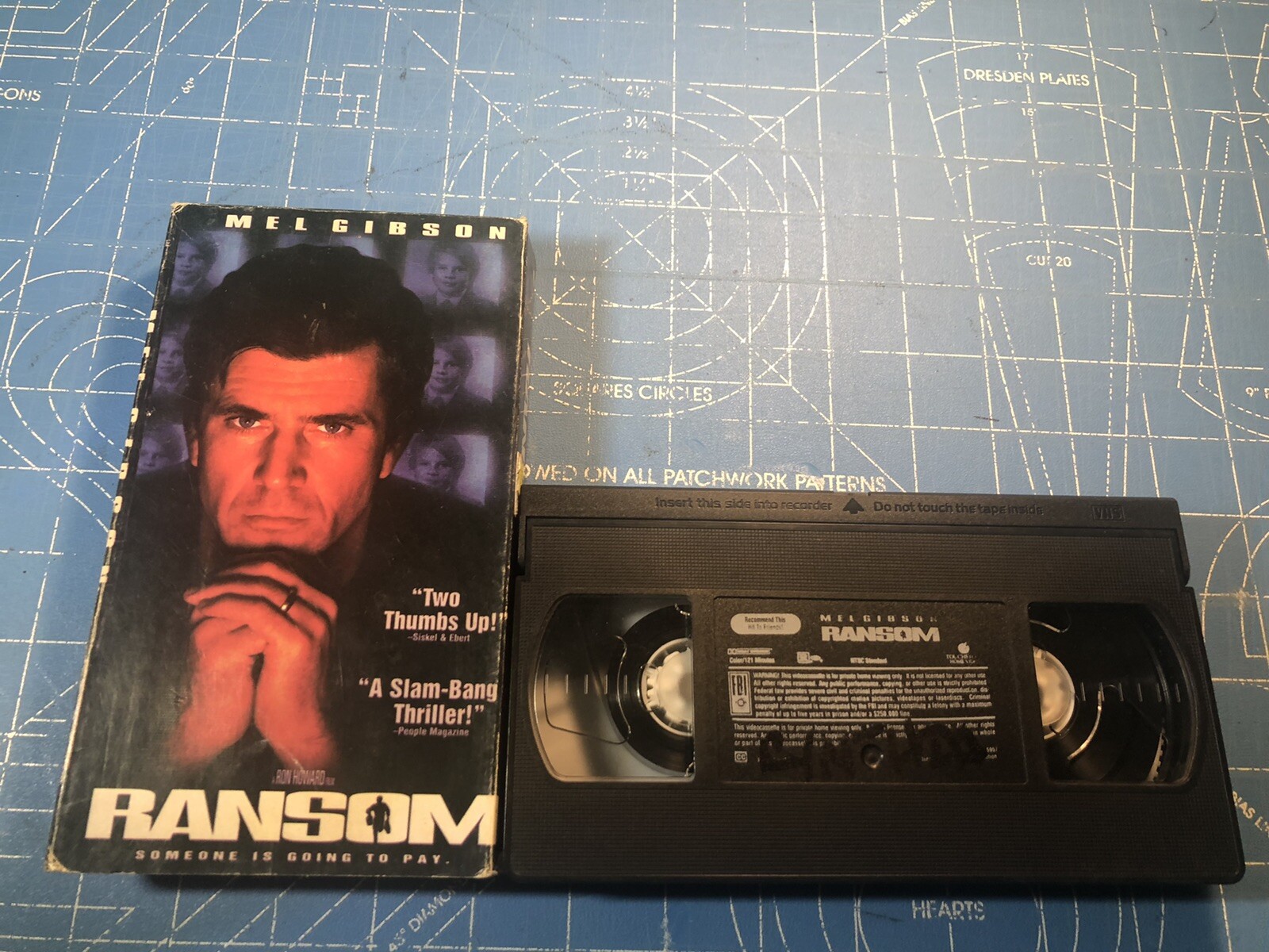 Ransom (VHS Tape, 1997) Mel Gibson, Rare Widescreen Free Shipping WORKS ...