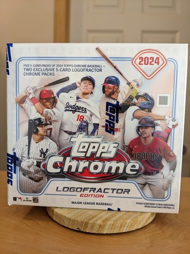 2024 MLB Topps Chrome Logofractor Factory Sealed Hobby Box | eBay